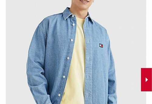 Джинсовая рубашка Tommy hilfiger