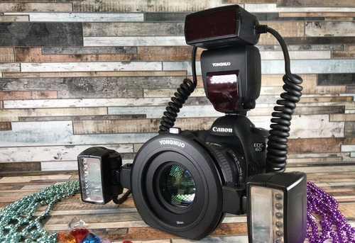 Canon EOS 6D kit 100mm 2.8 USM + yn24ex
