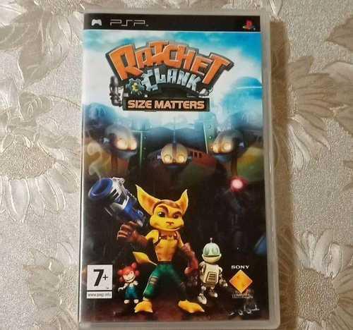 Игра Rachet and Clank Size Matters для psp