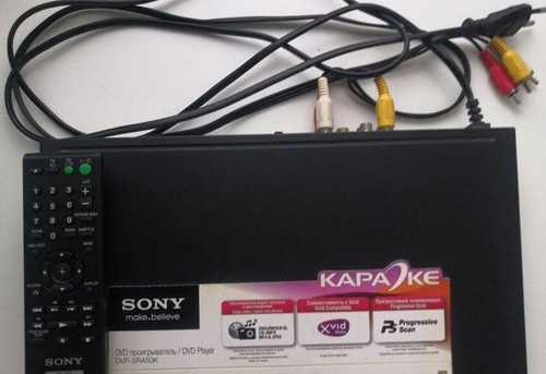 Sony Dvd проигрыватель + караоке DVR-SR450
