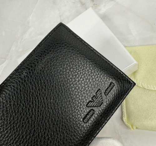 Кошелек картхолдер мужской Armani кожа