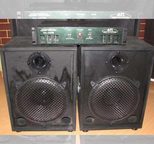 Колонки EVM 1480W Концертные 2шт  Amplifier Stereo