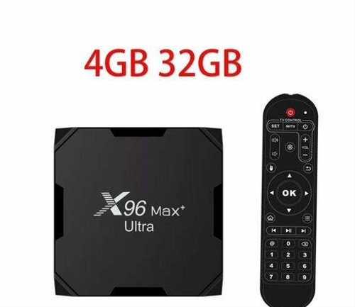 Smart приставкаX96 Max Plus Ultra+тв каналы и кино