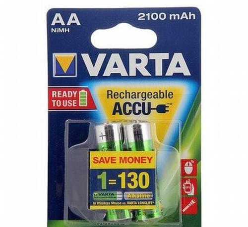 Аккумулятор varta R6 (AA) Ni-MH 2100mAh LongLife R