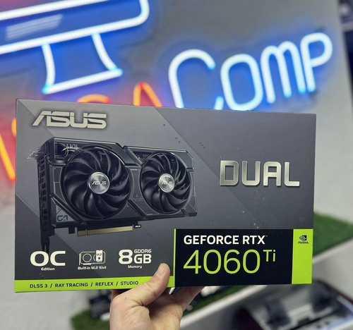 Видеокарта asus RTX 4060ti dual Built-in M2 Slot 8