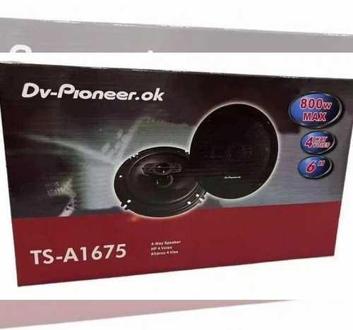 Pioneer Колонки для автомобиля TS-A1675, 16 см (6