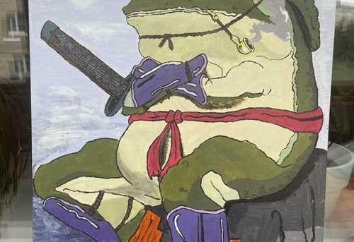Картина жабы самурая