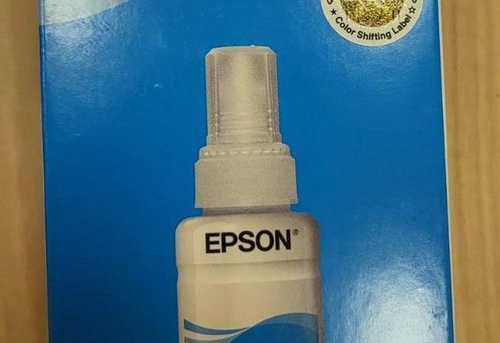 Оригинальные чернила Epson 673 (синий)