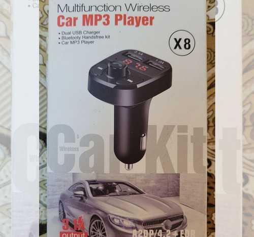 FM модулятор bluetooth X8