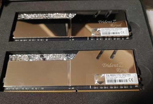 G.Skill Trident Z Royal F4-3600C17D-16gtrs