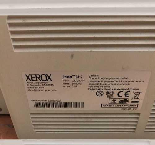 Принтер xerox phaser 3117 на разбор