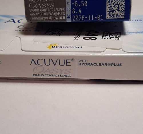 Линзы acuvue oasys двухнедельные)