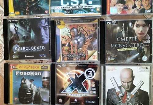 Компьютерные игры на cd дисках б/у