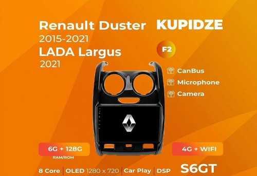 Магнитола S6GT Renault Duster 2015-21 8 ядер 6/128