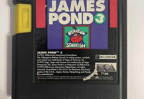 Картридж Sega mega drive James Pond 3