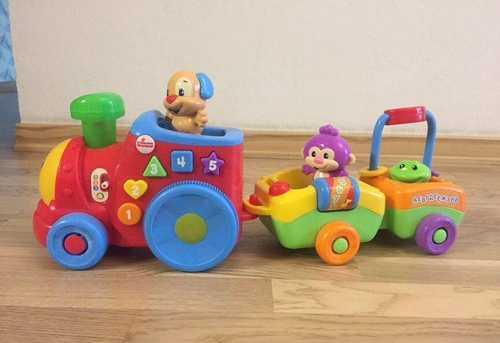 Паровозик fisher price