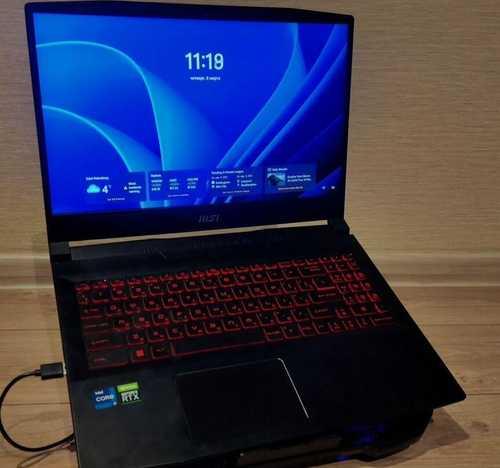 Ноутбук MSI katana gf66 / rtx 3060 intel i7-12650h