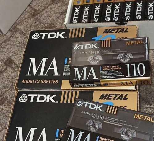 Аудиокассеты TDK MA110 Type IV Metal Japan