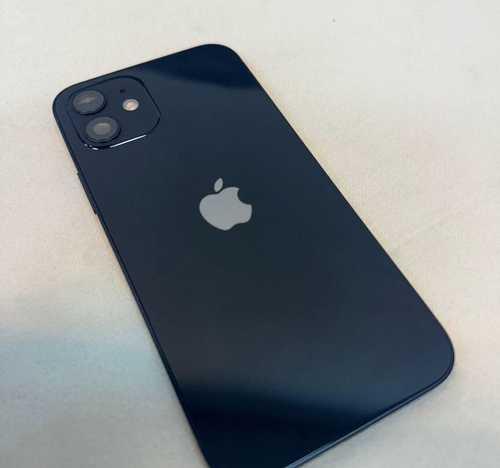 Корпус на iPhone 12 midnight (черный) в сборе