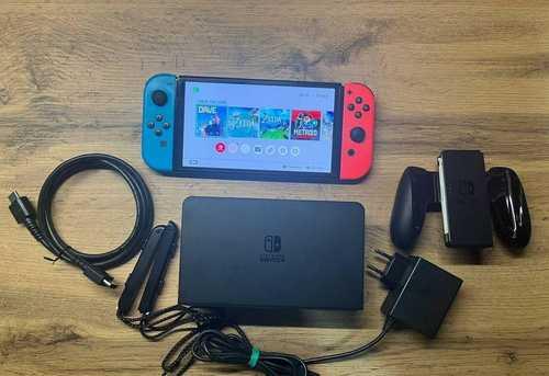 Nintendo switch oled прошитый чип