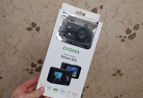 Экшн камера Digma Dicam 420 4K, Full HD