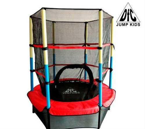 Батут DFC Jump Kids 55 55inch-JD-RYB красно-желто