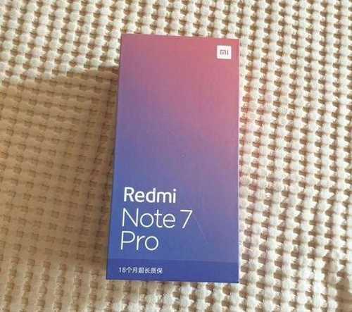 Коробка от Xiaomi redmi note 7 pro 128гб