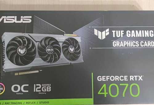 Видеокарта Asus nvidia TUF-RTX4070-O12G-gaming