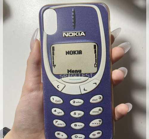 Чехол на iPhone X nokia нокия y2k archive винтаж