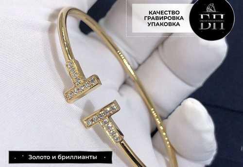 Браслет Hot Tiffany T Wire 0,22 ct