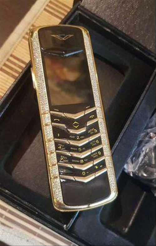 Vertu signature gold diamond Swarovski