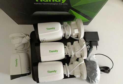 Новый Комплект IP видеонаблюдения 2 MP Tiandy