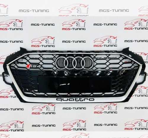 Решетка в стиле RS4 #2 для Audi A4 19+