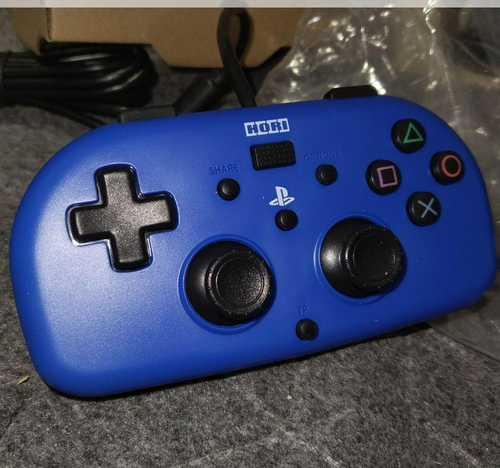 Проводной Геймпад для PS4 Hori Horipad Mini Blue