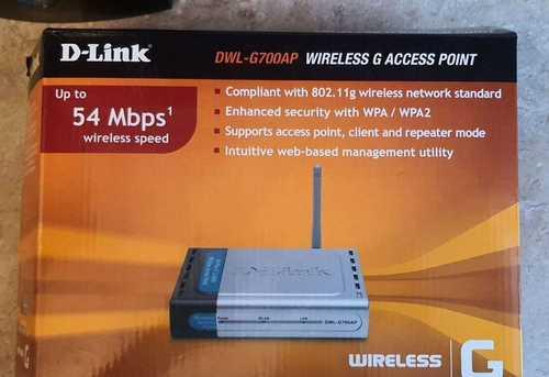 Wi-Fi Роутер D-link DWL-G700AP