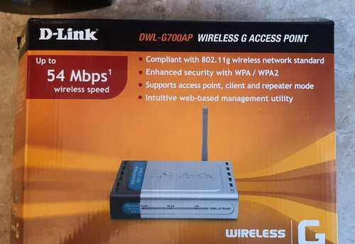 Wi-Fi Роутер D-link DWL-G700AP