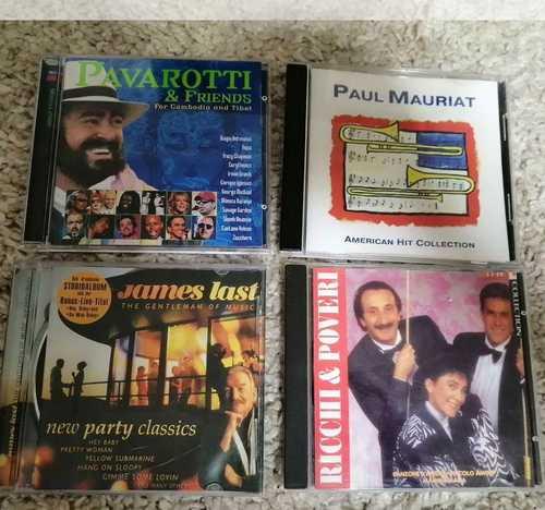 Pavarotti,Last,Ricchi & Poveri,Paul Mauriat, cd