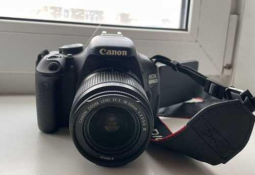 Зеркальный фотоаппарат canon eos 600d