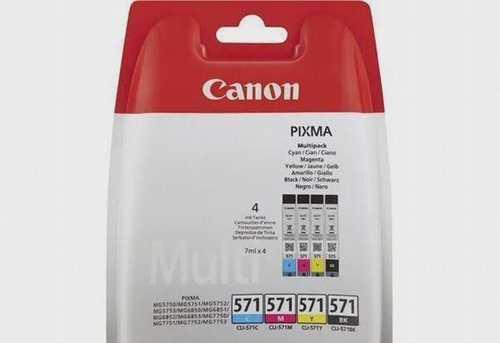 Canon CLI-571 Multipack 4 color 0386C005 картриджи