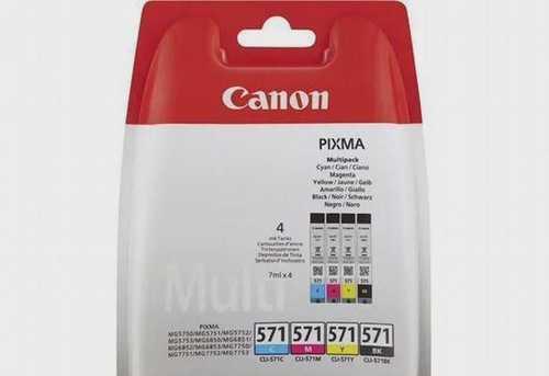 Canon CLI-571 Multipack 4 color 0386C005 картриджи