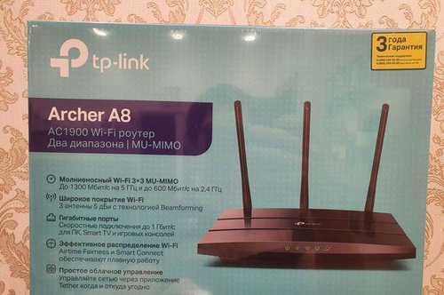 Wi-Fi роутер TP-Link Archer A8 AC1900