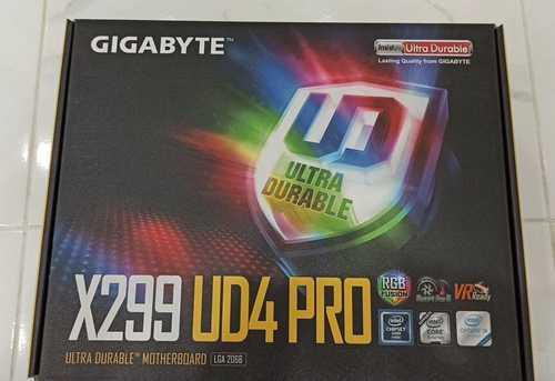 Материнская плата gigabyte x299ud4 pro новая