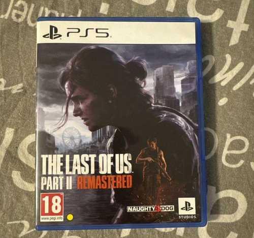 The Last of us part 2 remastered ps5 Диск