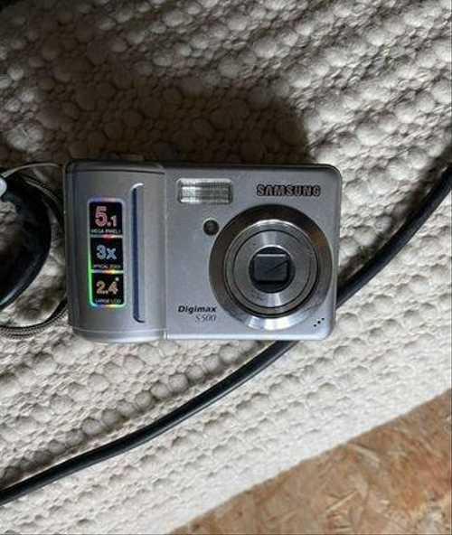 Компактный фотоаппарат samsung s500