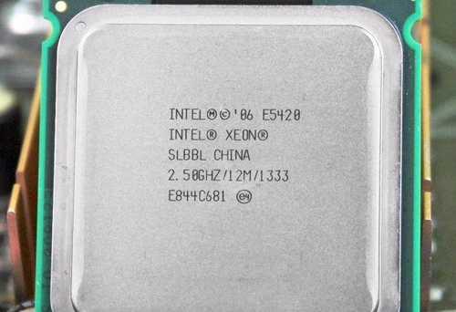 Процессор s775 4 ядра интел xeon e5420