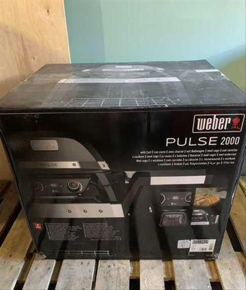 Электрогриль Weber pulse 2000 с тележкой