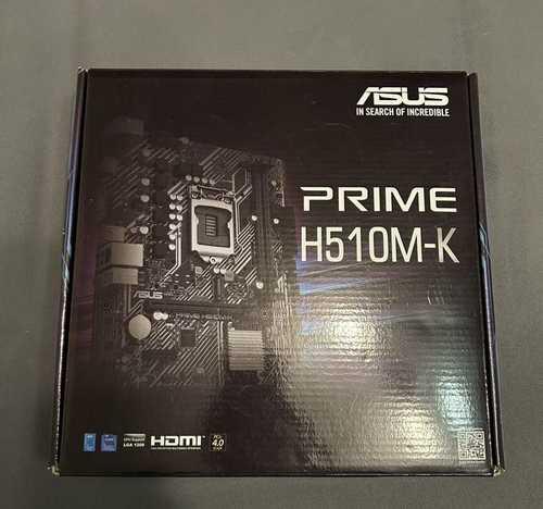 Материнская плата asus prime h510m-k