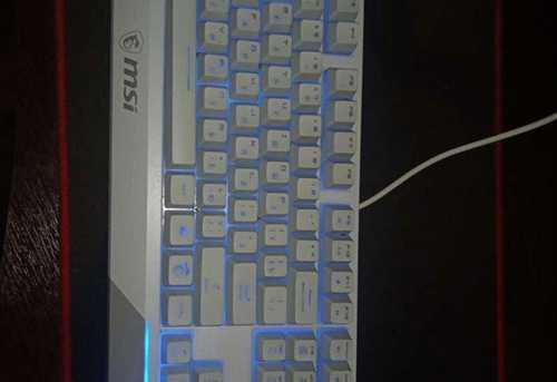 Msi vigor gk30 white проводная клавиатура