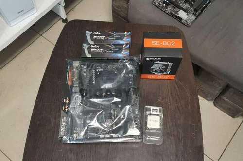 Связка Ryzen 7 2700 16gb Gigabyte A320 башня