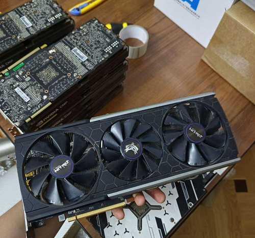 Rx 5700xt sapphire nitro   (100% кулера)